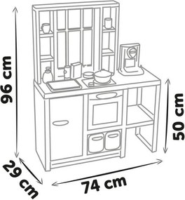 Dětská kuchyňka Smoby Loft  [6908928]
