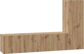 Sestava TV skříněk 3 ks Artisanový dub Kompozitní dřevo 3393404