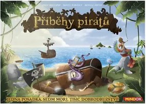 MINDOK Společenská hra Příběhy pirátů / Kooperativní / 3D model lodi /