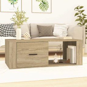 Konferenční stolek dub sonoma 100x50,5x35 cm kompozitní dřevo - Default Title