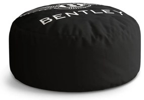 Sablio Taburet Circle Logo Bentley Černý: 38x48 cm