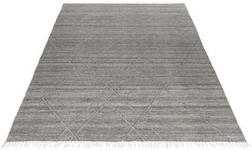 Obsession, Ručně tkaný kusový koberec My Dakar 365 grey – na ven i na doma, 80x150, šedá, chodba / předsíň