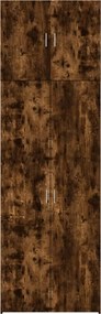 Skříň highboard kouřový dub 80 x 42,5 x 249 cm kompozitní dřevo 3281368