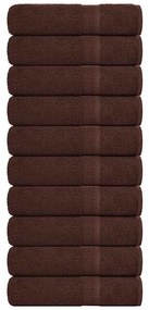 Ručníky FROGN 10 ks hnědé 100x150 cm 360 g/m² 136766