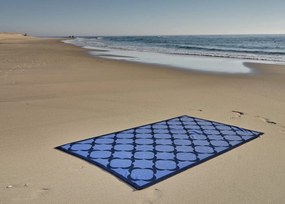 Abyss & Habidecor MONO luxusní modrý plážový ručník Abyss & Habidecor / Egyptská bavlna
