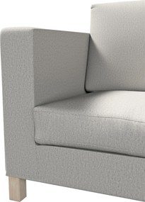 Potah na pohovku IKEA  Karlanda 3-místná nerozkládací, krátký barva šedá látka pletený vzor