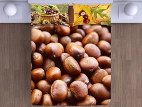 3D italské povlečení 100% bavlna Castagne - 140x200 / 70x90 cm