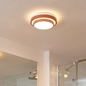 Moderní stropní svítidlo Sienna s bílou barvou 25 cm IP44 - Walden