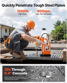 Magnetická vrtačka, 1200 W VEVOR