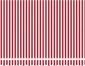Stahovací markýza Červená a Bílá 300 x 250 x 165 cm 3329992