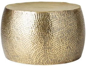 OnaDnes -20% Zlatý kovový konferenční stolek Bloomingville Hella 50 cm