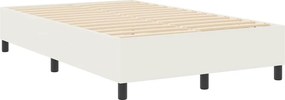 Rám platformy Krémová 120 x 190 cm Žebrovaná látka 3337399