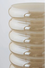 Krémová skleněná stolní lampa (výška 16 cm) Apelqvist – Jotex