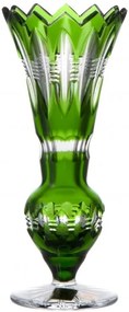 Váza  Brilant, barva zelená, výška 180 mm