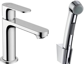 Hansgrohe Rebris S, umyvadlová baterie s bidetovou sprškou, chromová, 72215000