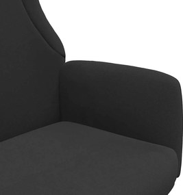 Relaxační židle černá textil 341400