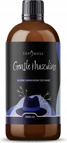Vonný olej na svíčky Gentle Masculine 1000 ml, vůně do parafínového vosku