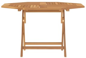 Skládací zahradní stůl 110x110x75 cm masivní teakové dřevo - Default Title