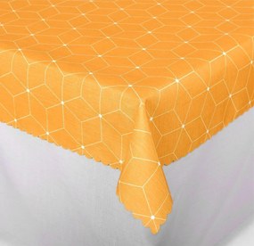 Forbyt, Ubrus s nešpinivou úpravou, Aneta, oranžový 140 x 180 cm