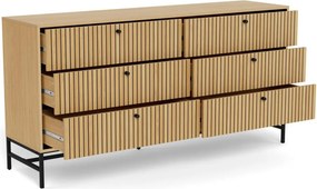 ACTONA Komoda ALBANY hnědá 157,9x40 cm