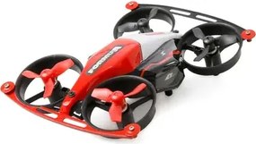 AMEWI Dron DRE FormulA Track Race červená / RC auto a dron 2v1 / závod