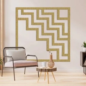 Dřevěná geometrická dekorace čtverec | SENTOP PR0397-A