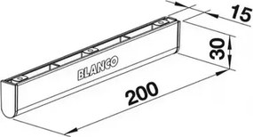 Blanco Doplňky - Nožní ovládání Movex pro košové systémy