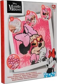 SLAMMER Diamantové malování Minnie Mouse / 19x19 cm