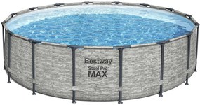 BESTWAY Steel Pro Max Bazén 488 x 122 cm, kartušová filtrace 5619E
