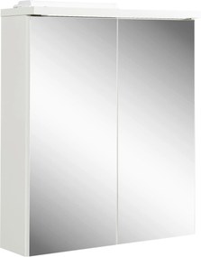 XXXLutz ZRCADLOVÁ SKŘÍŇKA, vysoce lesklá bílá, bílá, 60/68/20 cm Xora - Koupelnové série - 001279008606
