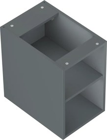 Mexen Box-A, otevřená skříňka s policí 30 cm, grafitová matná, 91AX2-0300-470-0-66