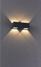 PN 9658-13 AKCE - MARCEL LED venkovní nástěnné svítidlo, 2-ramenné, antracit 3000K - PAUL NEUHAUS