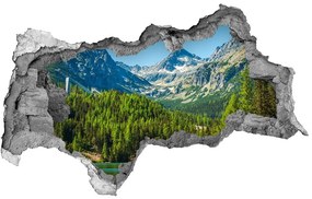 Wallmuralia Nálepka fototapeta 3D výhled Jezero v horách 95x73 cm