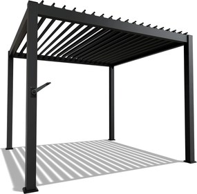 Juskys Lamelová pergola Tahiti Velikost: 3 × 3 m