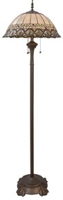 Stojací lampa Tiffany- Ø 50*165 cm 3x E27 / Max 60w – 50x165 cm