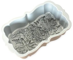 Nordic Ware forma na biskupský chlebíček Luční květy, 6 cup karamelová, 93148