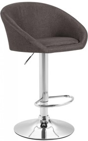 Barová židle Miami V2 ~ látka - Tmavě šedá