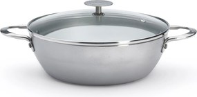 Ocelová hluboká servírovací pánev de Buyer MINERAL B P.24cm 4l