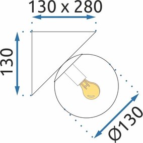 Toolight, nástěnné svítidlo 2xE27 APP1229-2W, černá matná, OSW-40118