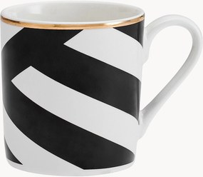 Sada šálků na espresso's podšálky Luxe Deco, 4 díly