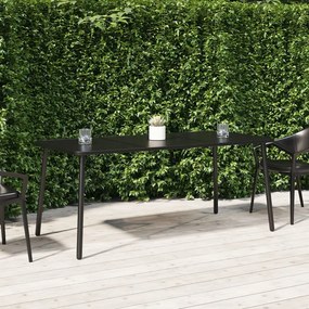 Zahradní stolek antracitový 165 x 80 x 71 cm ocel - Default Title