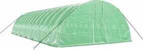 Skleník s ocelovým rámem zelený 84 m² 14 x 6 x 2,85 m 3188110
