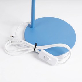 Sollux Lighting Stolní lampa NOX světle modrá