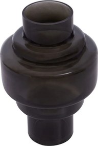 Černá skleněná váza (výška 30 cm) Cayden – Premier Housewares