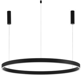 LED lustr Motif 120 černé stmívatelné