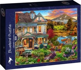 BLUEBIRD Puzzle Zahradní venkovský dům / 500 dílků / od 12 let