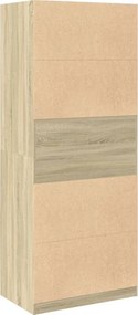 Šatní skříň dub sonoma 80 x 50 x 200 cm kompozitní dřevo 3307695