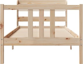 Rám postele s čelem 90 x 190 cm masivní borovice 3306696