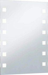 Koupelnové nástěnné zrcadlo s LED osvětlením 60 x 80 cm 144700