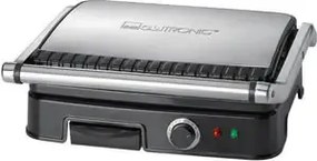 Clatronic KG 3487 černá / Elektrický kontaktní gril / 2000 W / nerez